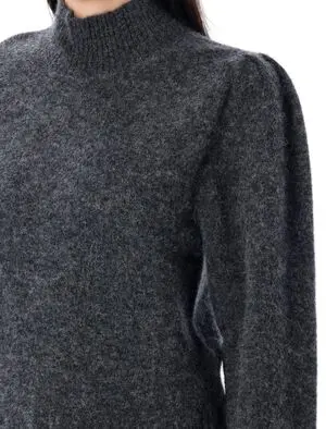 Isabel Marant Étoile Turtleneck Puff-sleeve Sweater