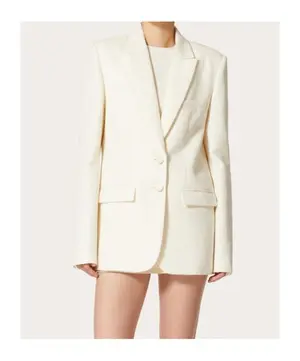 Valentino Garavani Toile Iconographe Blazer - Ivory