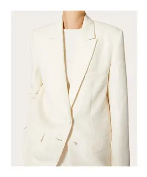 Valentino Garavani Toile Iconographe Blazer - Ivory