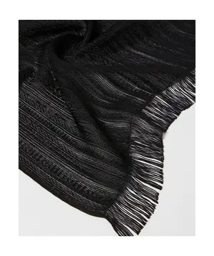 Max Mara Fringed Edge Scarf