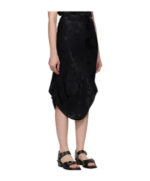 MAISON MARGIELA Midi Floral Jacquard Skirt
