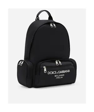 Dolce & Gabbana Logo Detailed Zipped Backpack