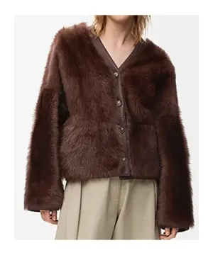 Loewe Shearling Cardigan