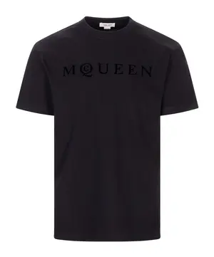 Men's Alexander Mcqueen Black T-shirts