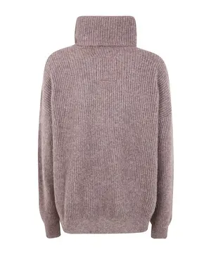 UMA WANG High Neck Ribbed Sweater