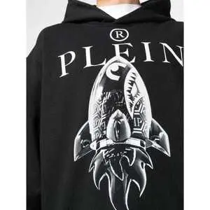 Philipp Plein Monsters Pattern Printed Hoodie
