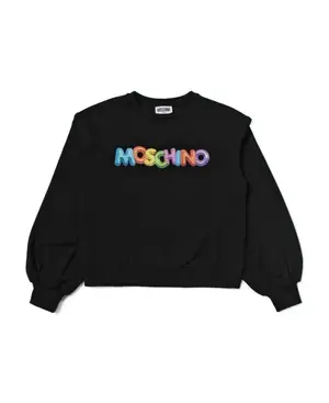 Moschino Logo-print Sweatshirt - Black