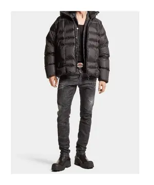 Dsquared2 Slim-fit Distressed Cropped Jeans - Grey