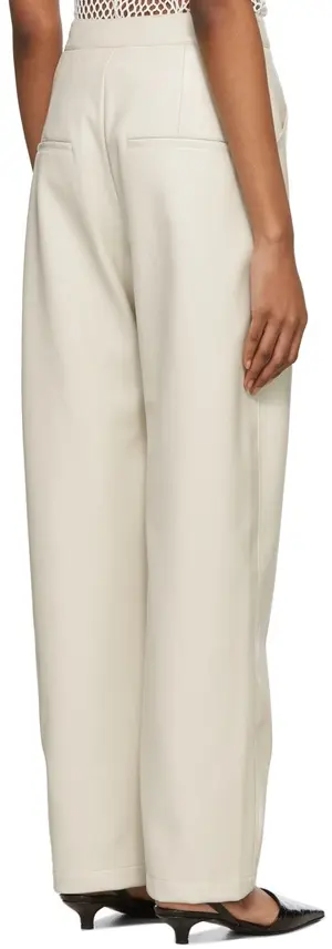 DEVEAUX Logo High-rise Casual Pants
