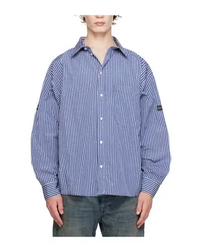 Balenciaga Button-up Striped Shirt