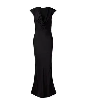 THE ROW Tefra V-neck Midi Dress - Black