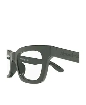 Alexander McQueen Rectangle Frame Eyeglasses