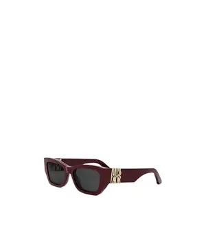 Dior Full Rim Sunglasses With Tinted Lenses - Bright Wine Red