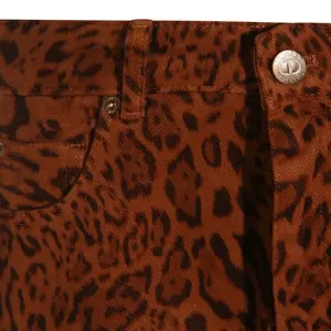 TWINSET Animal Print Straight Leg Trousers