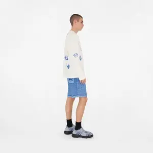 Burberry Equestrian Knight Motif Turn-up Cuff Shorts