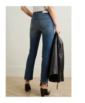 RE/DONE The Anderson Mid-rise Slim-leg Jeans
