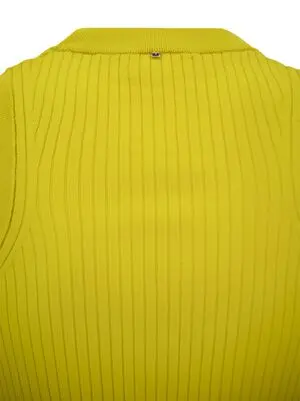 Sportmax Toledo Ribbed Knit Tank Top - Yellow