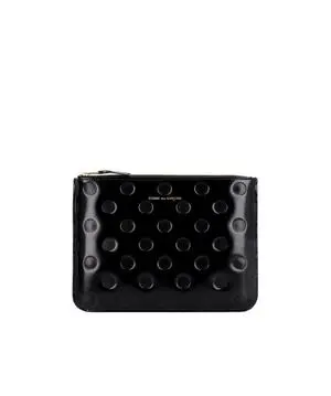 Comme Des Garçons Embossed Dot Zipper Wallet