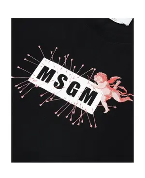 MSGM Logo T-shirt - Black
