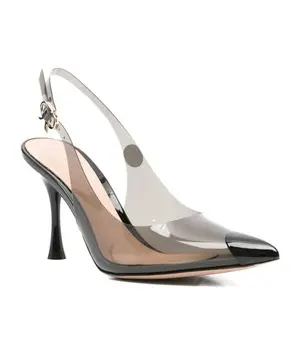 GIANVITO ROSSI Pointed-toe Slingback Sandals