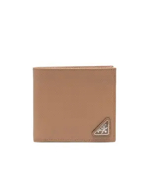 Prada Saffiano Leather Wallet - Brown