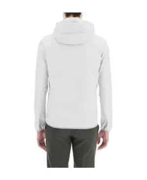 Herno Zip-up Hooded Jacket With Logo Detail - White