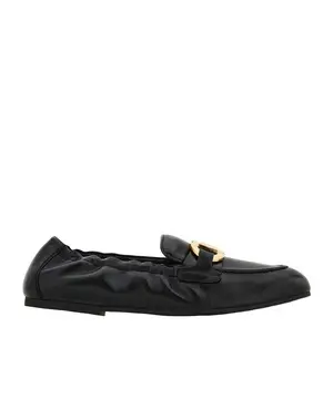 FERRAGAMO Gancini Detail Elasticated Loafers