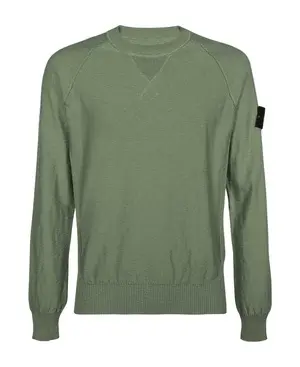 Stone Island Compass Logo Crewneck Sweater