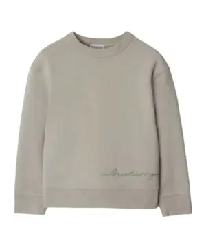 Burberry Logo Lettering Sweatshirt