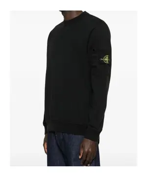 Stone Island Compass Patch Crewneck Sweatshirt