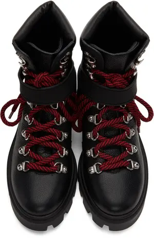 Moncler Carol 50mm Leather Ankle Boots