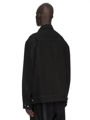 Rick Owens Sphinx Jumbo Worker Button-up Jacket - Black