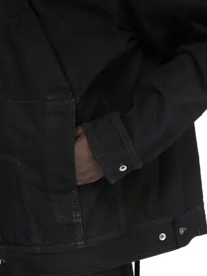 Rick Owens Sphinx Jumbo Worker Button-up Jacket - Black