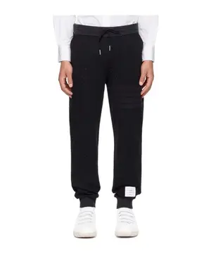 Thom Browne Drawstring Knitted Track Pants