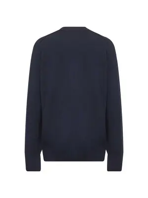 Studio Nicholson Buttoned V-neck Knitwear - Black