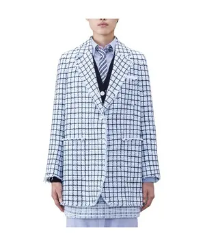 Thom Browne Printed Coats For Women