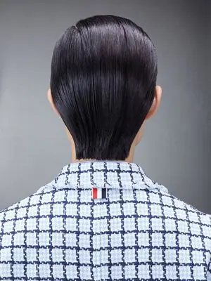 Thom Browne Checked Cotton Single-breasted Coat