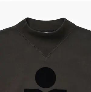 Isabel Marant Étoile Moby Logo Sweatshirt - Black