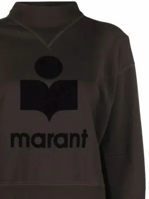 Isabel Marant Étoile Moby Logo Sweatshirt - Black
