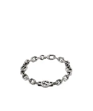 Gucci Interlocking G Chain Bracelet - Silver