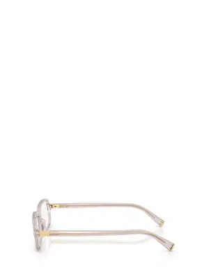 Miu Miu Pillow Frame Eyeglasses - White