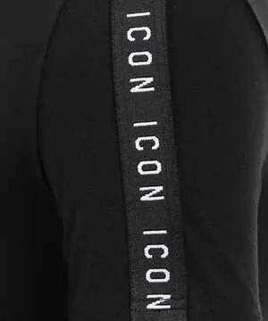 Dsquared2 Round Neck Short Sleeve Jumpsuit With Logo Detail