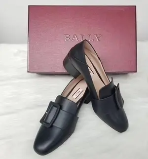 Bally Janelle Buckle Loafers