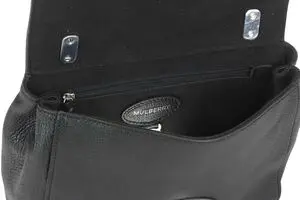 Mulberry Lily Chain-linked Crossbody Bag - Black
