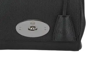 Mulberry Lily Chain-linked Crossbody Bag - Black