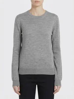 Saint Laurent Crew Neck Long-sleeved Knitwear