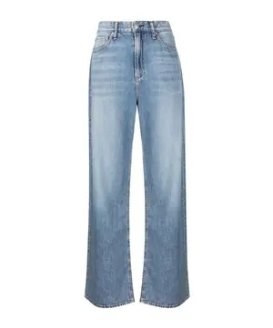 Rag & Bone Mid-rise Wide-leg Jeans - Blue