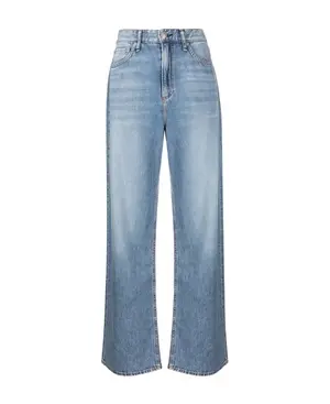 RAG  BONE Rag & Bone Wide-leg Denim Trousers