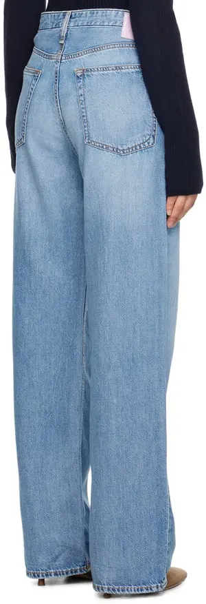 RAG  BONE Rag & Bone Wide-leg Denim Trousers