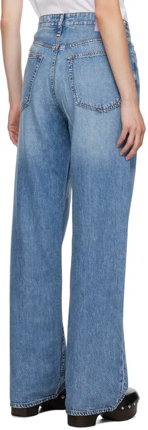 RAG  BONE Rag & Bone Wide-leg Denim Trousers